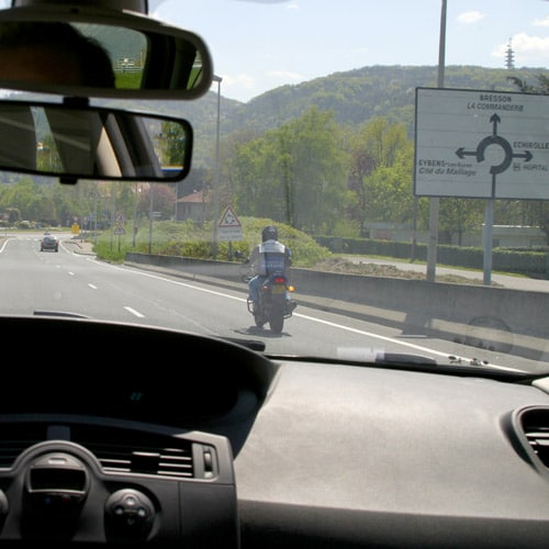 La circulation du permis moto : épreuve de la route